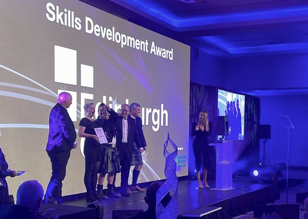 Access to Industry and Edinburgh College win Skills Development Award ...